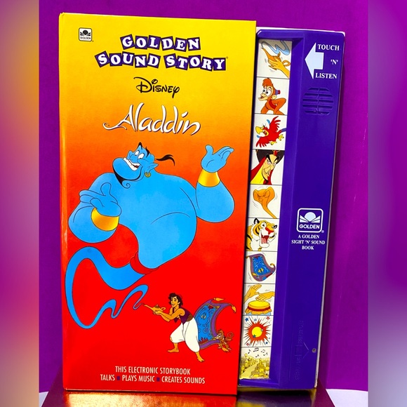 Disney | Toys | Disneys Vtg 992 Aladdin Golden Sound Story Electronic ...
